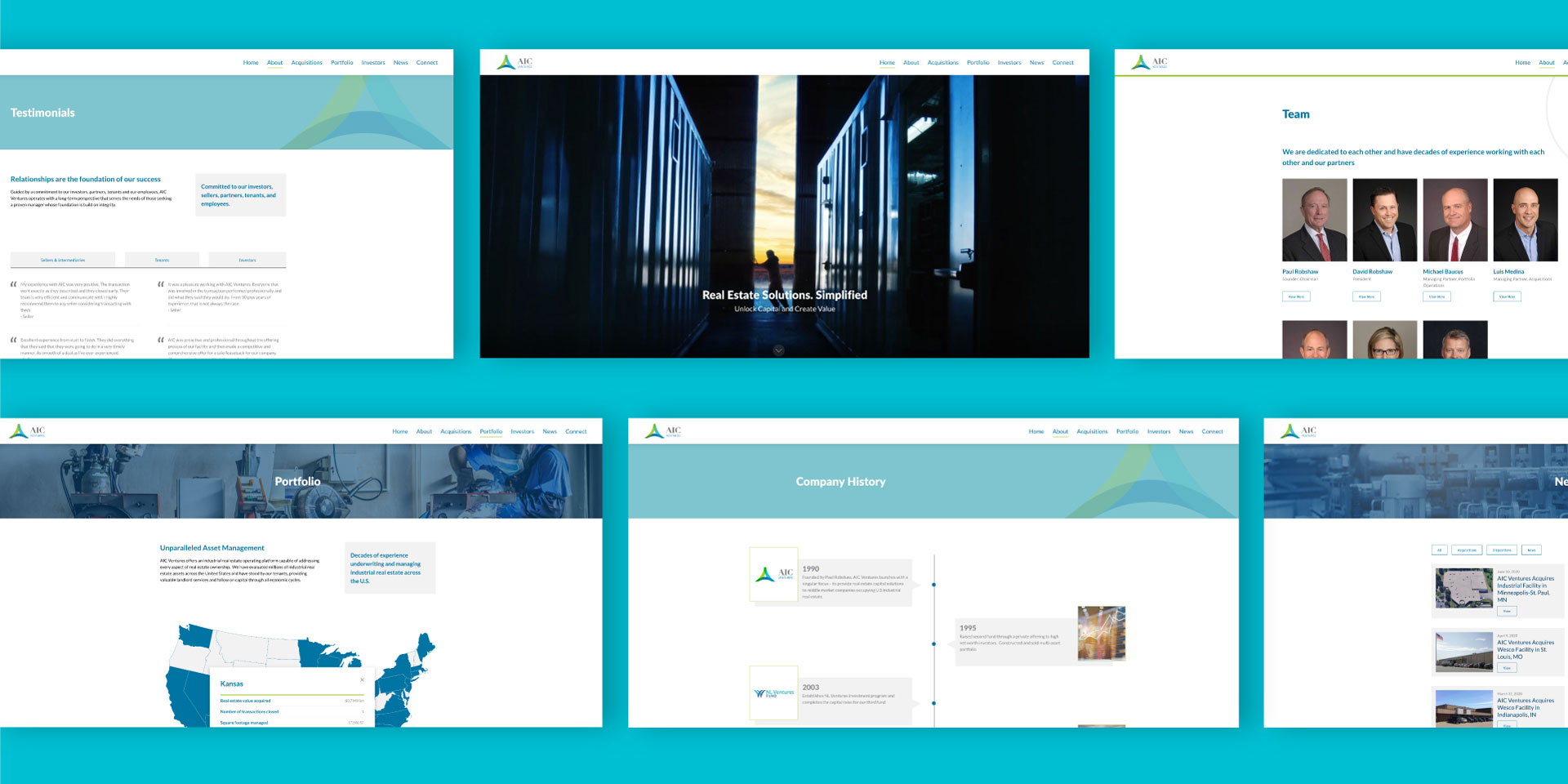AIC Ventures - MBC Strategic | Real Estate Website Design